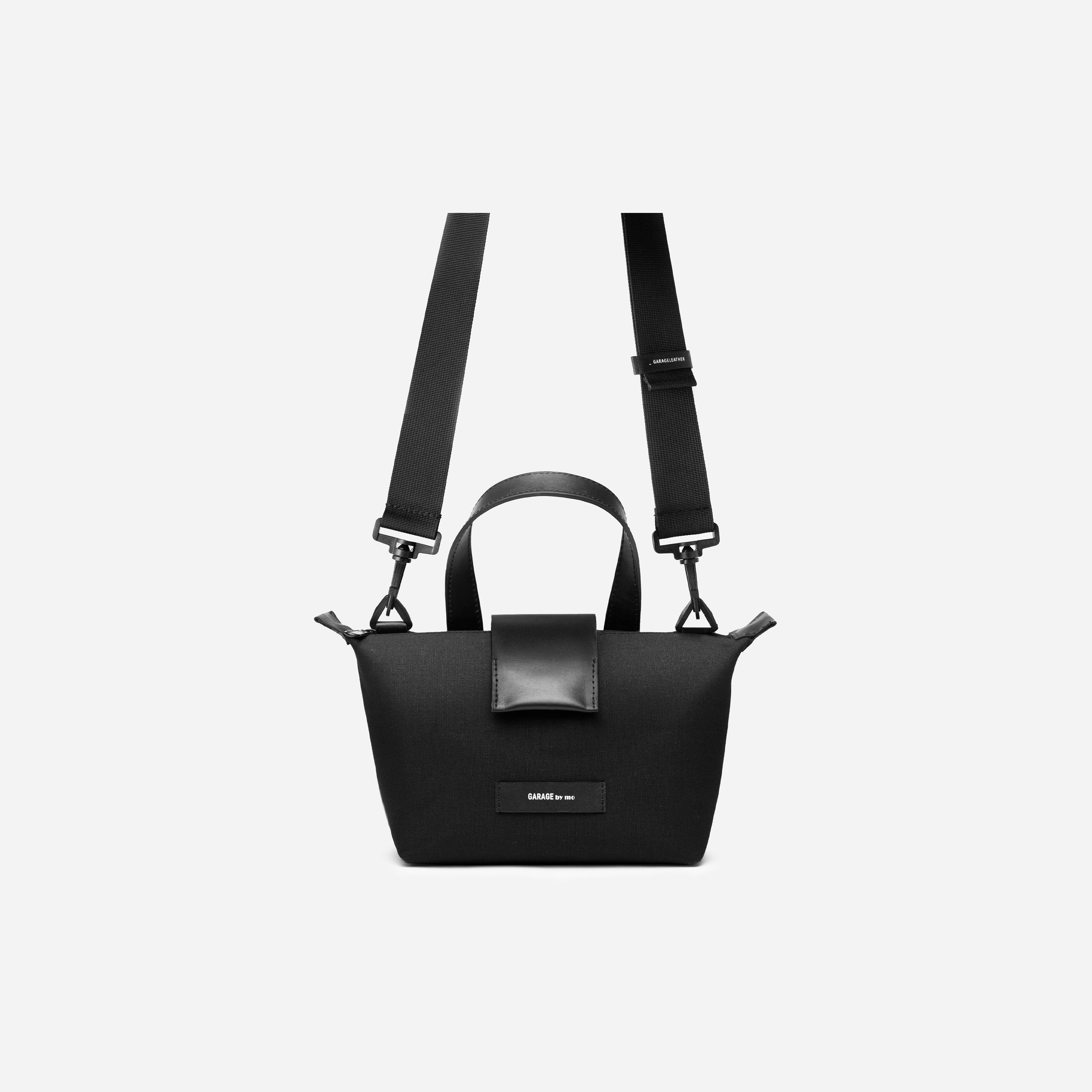 HAND TO CROSS MINI BAG . BLACK • GARAGE BY MO